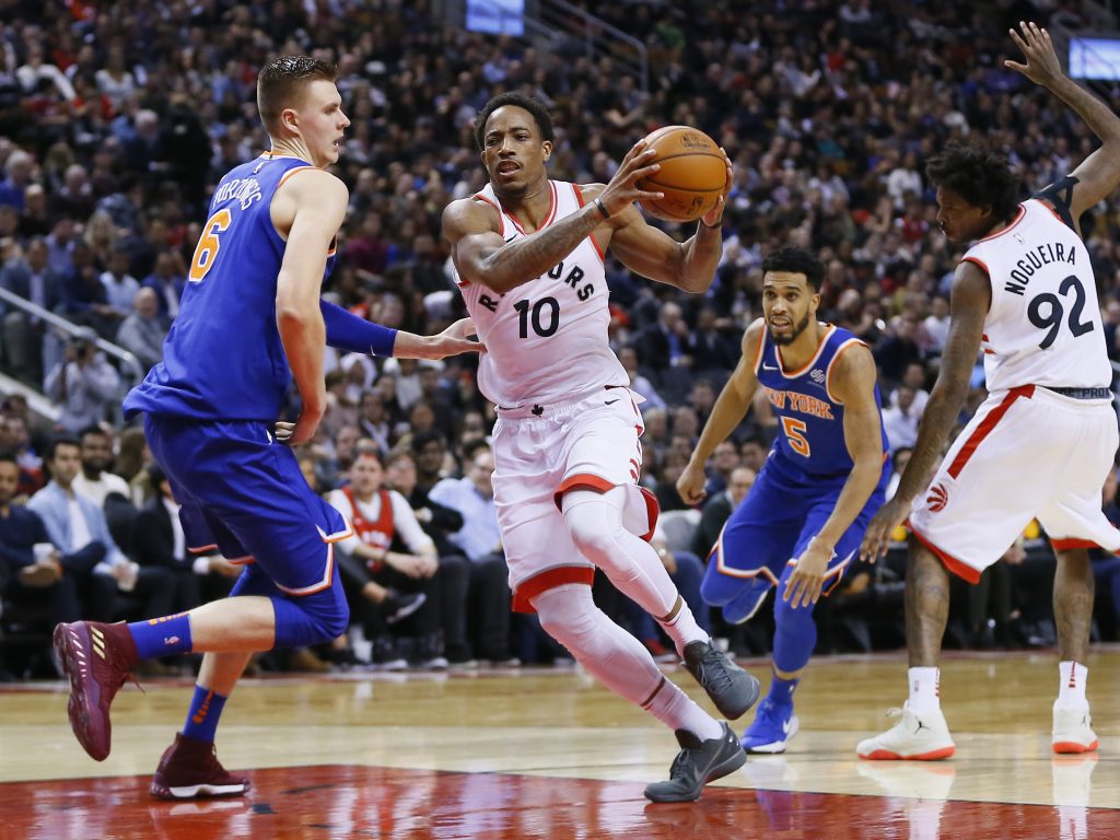 Shorthanded Raptors take care of Knicks in spirited two-way performance ...