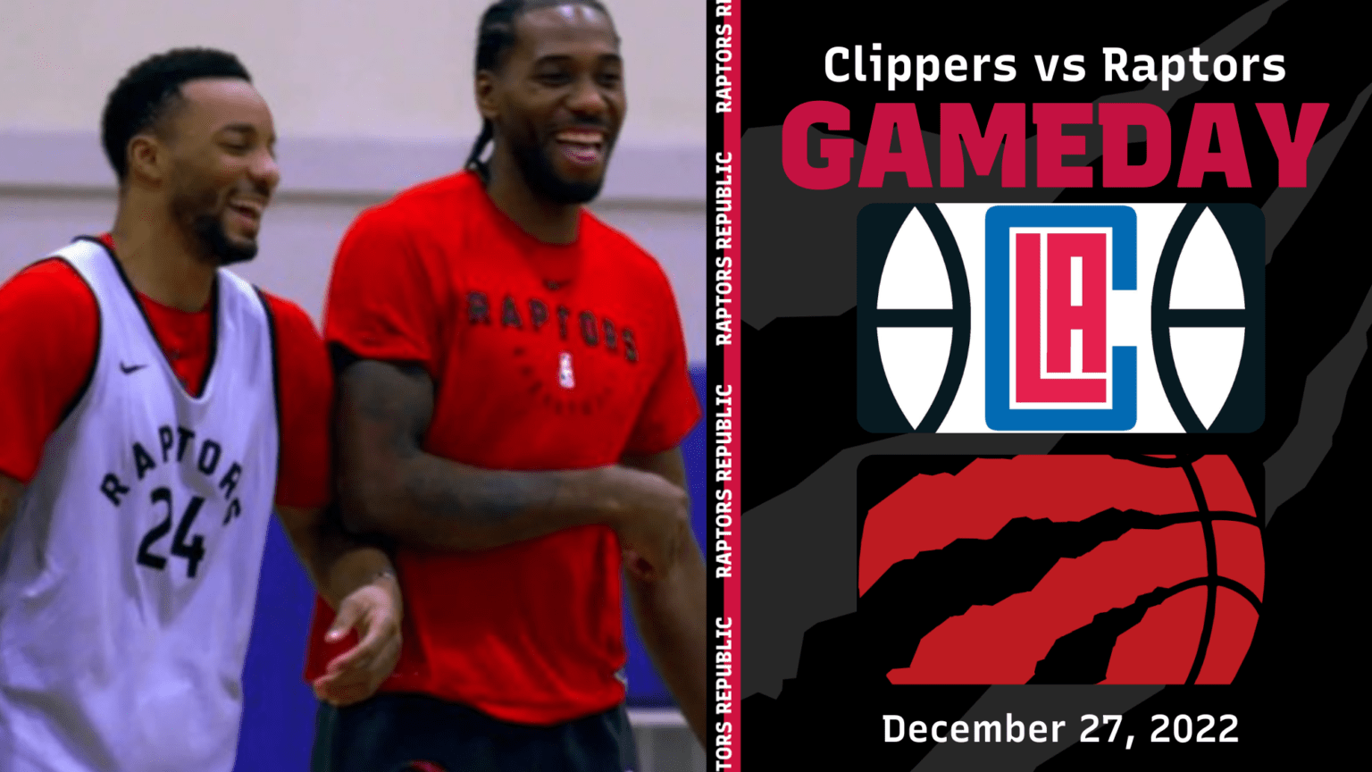 Gameday: Clippers vs Raptors, December 27 - Raptors Republic
