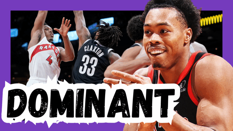 Scottie Barnes dominates in pre-season finale win versus Nets - Raptors ...